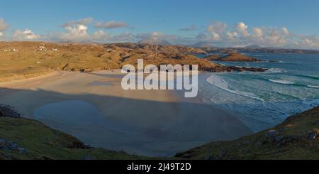 Polin beach deserted, North Coast 500. Scotland Stock Photo - Alamy