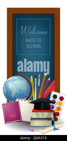 School globe in vintage style. Isolated on white background. Cartoon ...