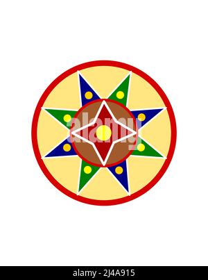 An Assamese Traditional conical hat made from tightly woven bamboo or ...