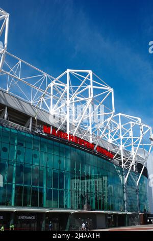 Turnstile entrance at Old Trafford Football Stadium Stock Photo - Alamy