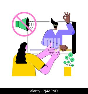 Sign language tutor isolated cartoon vector illustration Stock Vector ...