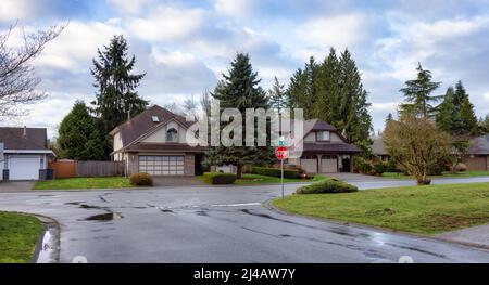 Fraser Heights, Surrey, Vancouver, BC, Canada. Street view in the ...