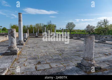 Ruins of ancient roman town Abritus near Razgrad, Bulgaria Stock Photo ...