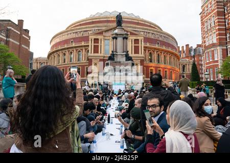 The UK's largest Open Iftar during the Islamic holy month of Ramadan on ...