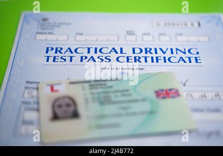 Authentic Practical Driving Test Certificate which is received after ...