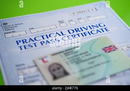 Authentic Practical Driving Test Certificate which is received after ...