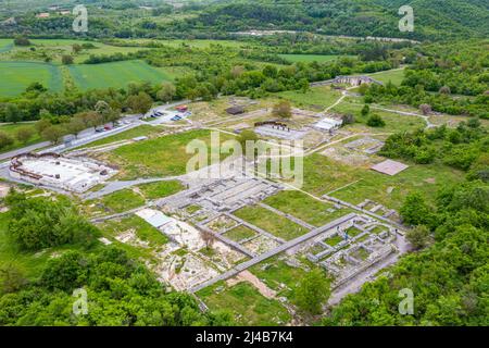 Ruins of an old Bulgarian capital Veliki Preslav Stock Photo - Alamy