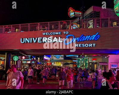 Entrance to Universal City Walk, Universal Studios, Orlando, Central ...