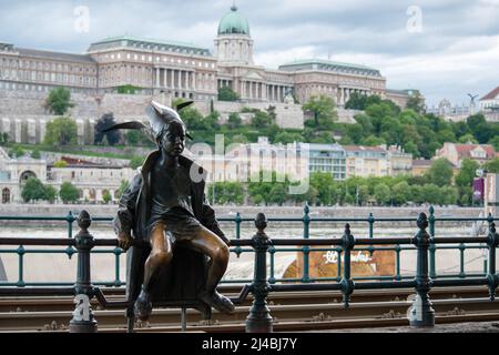 Small Princess in Budapest in Hungary Stock Photo - Alamy
