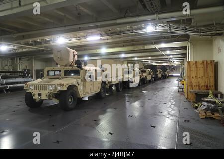 After completion of Balikatan 2022, all military vehicles from the Army ...