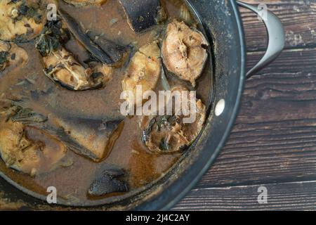 Nigerian fresh fish Peppersoup ready to eat Stock Photo - Alamy