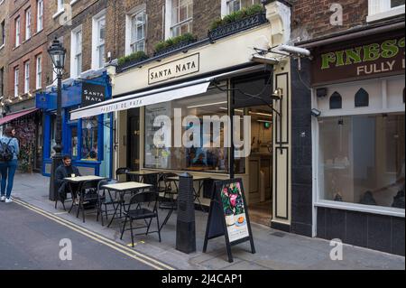 Santa Nata Portuguese Bakery, Covent Garden, London, UK Stock Photo - Alamy