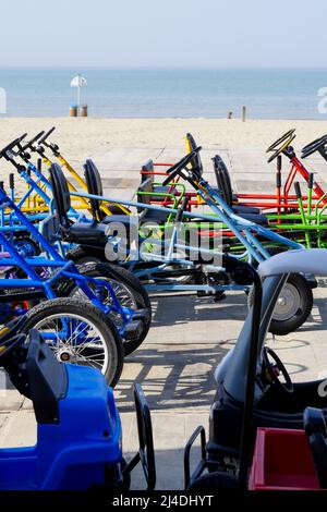 Go-karts, De Panne - La Panne, Belgium Stock Photo - Alamy
