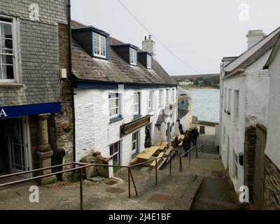 The Victory Inn, Victory Hill, St Mawes, Cornwall. Named after Nelson's ...