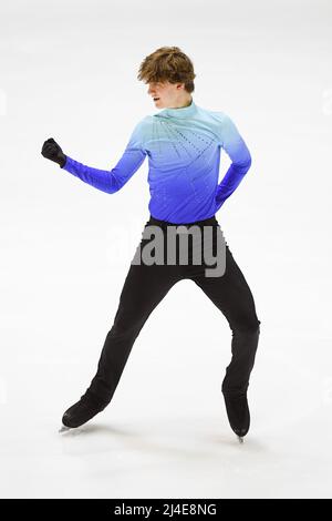 Edward APPLEBY (GBR), during Men Short Program, at the ISU European ...