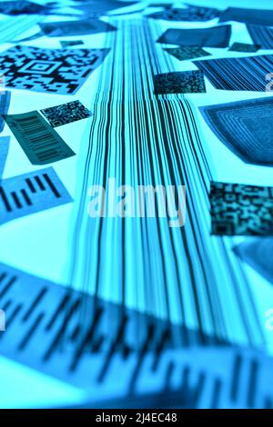 QR Code, Barcode, Security Tag, Transparent Stock Photo - Alamy