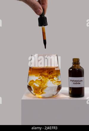 Iodine Tablets for use in case of nuclear incident, near Penly ...