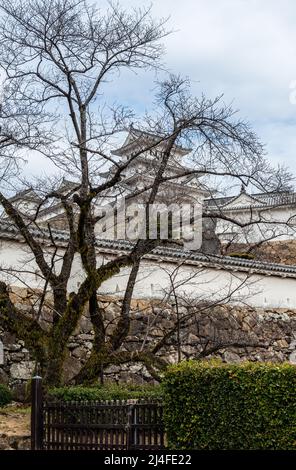 Himeji, Japan - Januari 6, 2020. Exterior of the world-famous Himeji ...