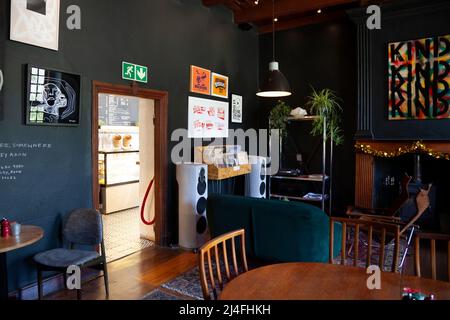 Deus Cafe in Hout Bay, Western Cape - South Africa Stock Photo - Alamy