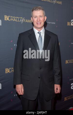 Brandon Burgess attends the 2022 Broadcasting & Cable Hall of Fame at ...