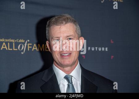 Brandon Burgess attends the 2022 Broadcasting & Cable Hall of Fame at ...