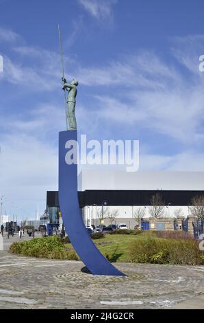 The Keel housing development on Queens Dock in Liverpool's docklands ...