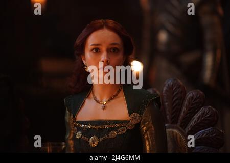 OLIVIA COOKE in HOUSE OF THE DRAGON (2022), directed by CLARE KILNER and MIGUEL SAPOCHNIK ...