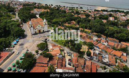 Aerial views of Olinda, a World Heritage Site by the United Nations ...