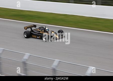 1982 Lotus 91 JPS Formula 1 car taking part in Masters Racing Legends ...