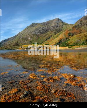 Glen Arnisdale and Beinn Sgritheall from the ridge of Druim Fada, near ...