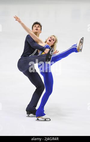 Elizabeth TKACHENKO & Alexei KILIAKOV (ISR), during Junior Ice Dance ...