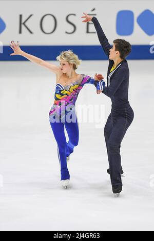 Elizabeth TKACHENKO & Alexei KILIAKOV (ISR), during Junior Ice Dance ...