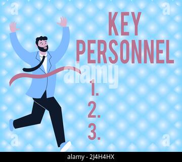 Text caption presenting Key Personnel. Word for Program Directors ...