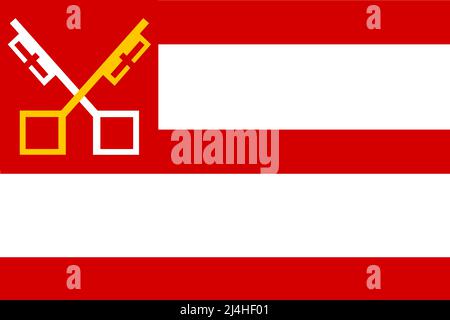 Top view of flag Boxtel, Netherlands. retro flag with grunge texture ...