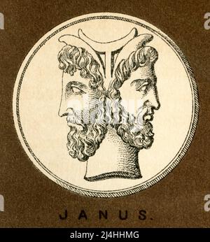 Janus, the ancient Roman god of beginnings and transitions (gates ...