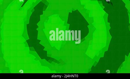 Blurred spreading waves green background, seamless loop. Design ...