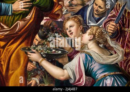 particolare da “San Paolo e San Barnaba a Listra” - olio su tela ...