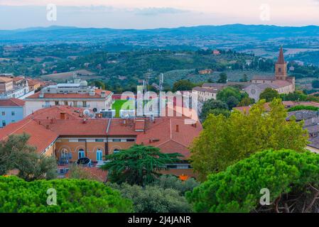 Sunset view of Perugia from Rocca Paolina, Italy Stock Photo - Alamy