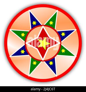 An Assamese Traditional conical hat made from tightly woven bamboo or ...