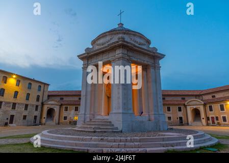 Sunset view of Mole Vanvitelliana fortress in Ancona, Italy Stock Photo ...