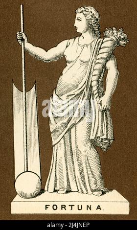 Fortuna, Goddess of Fortune, from the Goddesses of the Greeks and ...