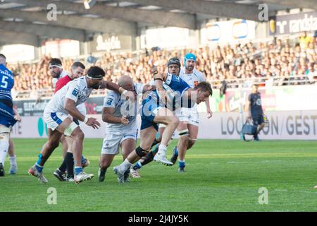 Maelan Rabut of Vannes during the French championship Pro D2 rugby ...
