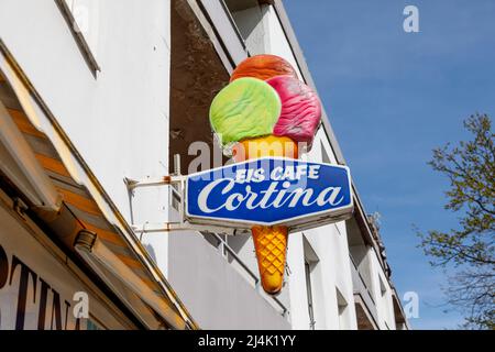Ice Cafe Cortina Stock Photo - Alamy