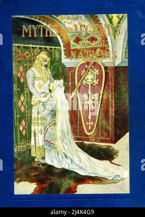 The German tale tells of a mysterious knight (Lohengrin) who arrives—in ...
