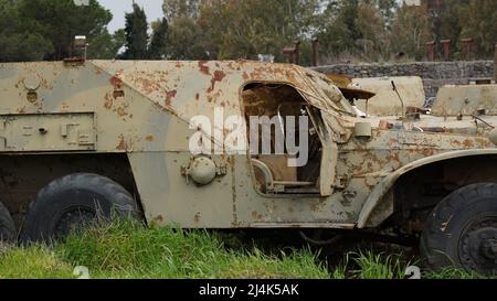 BTR-152 Armoured Personnel Carrier at the Israeli Armored Corps Museum ...