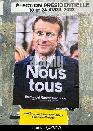 French election posters on display in France 2024 Stock Photo - Alamy