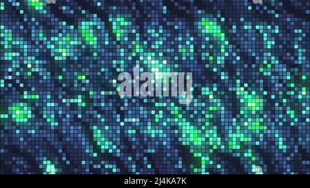 Mosaic image of sparkling waves. Motion. Fast-moving waves with ...