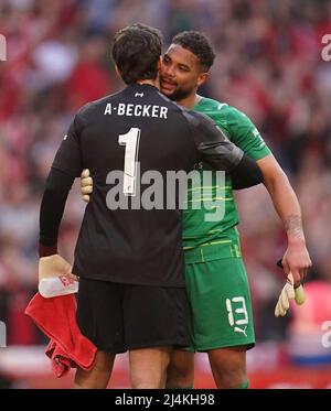 Zack Steffen of Manchester City is consoled at full time by Scott ...