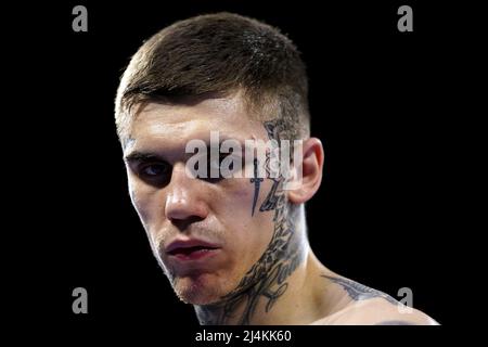 Thomas Whittaker Hart and Ben Ridings (right) in action during the ...