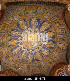 Ravenna, Italy, September 1, 2021: Interior of covered market in ...